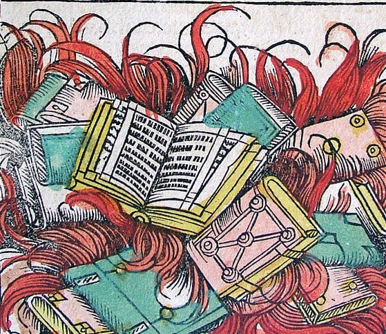 Burning Book Art