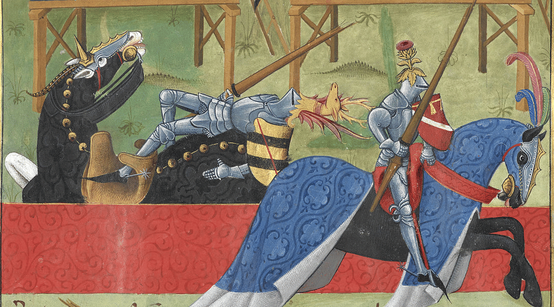 Medieval Art Knight Joust