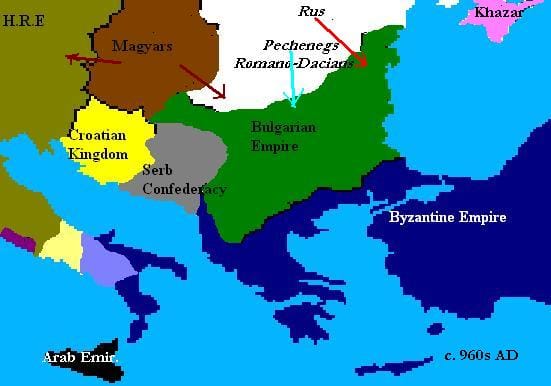 Migration Of Magyars Map