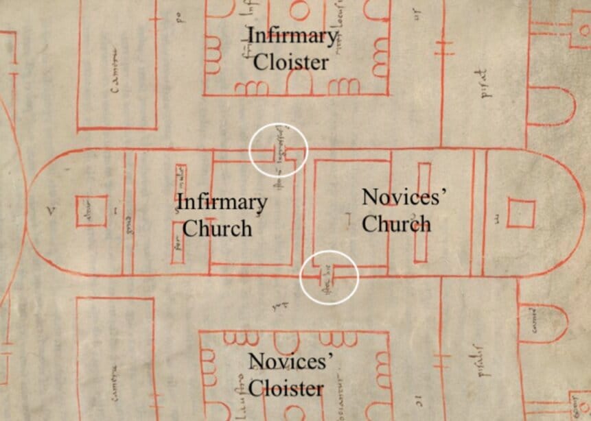 Benedictine Monastery Diagram