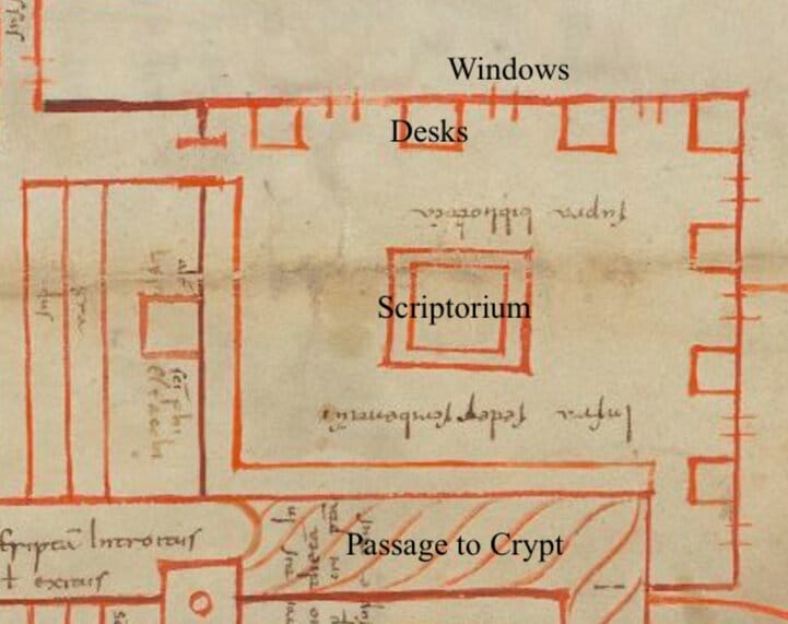 Benedictine Monastery Diagram