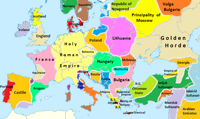 Hundred Years War Map