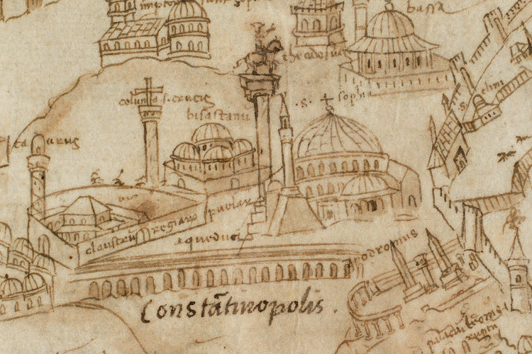 Hagia Sophia Constantinople Drawing