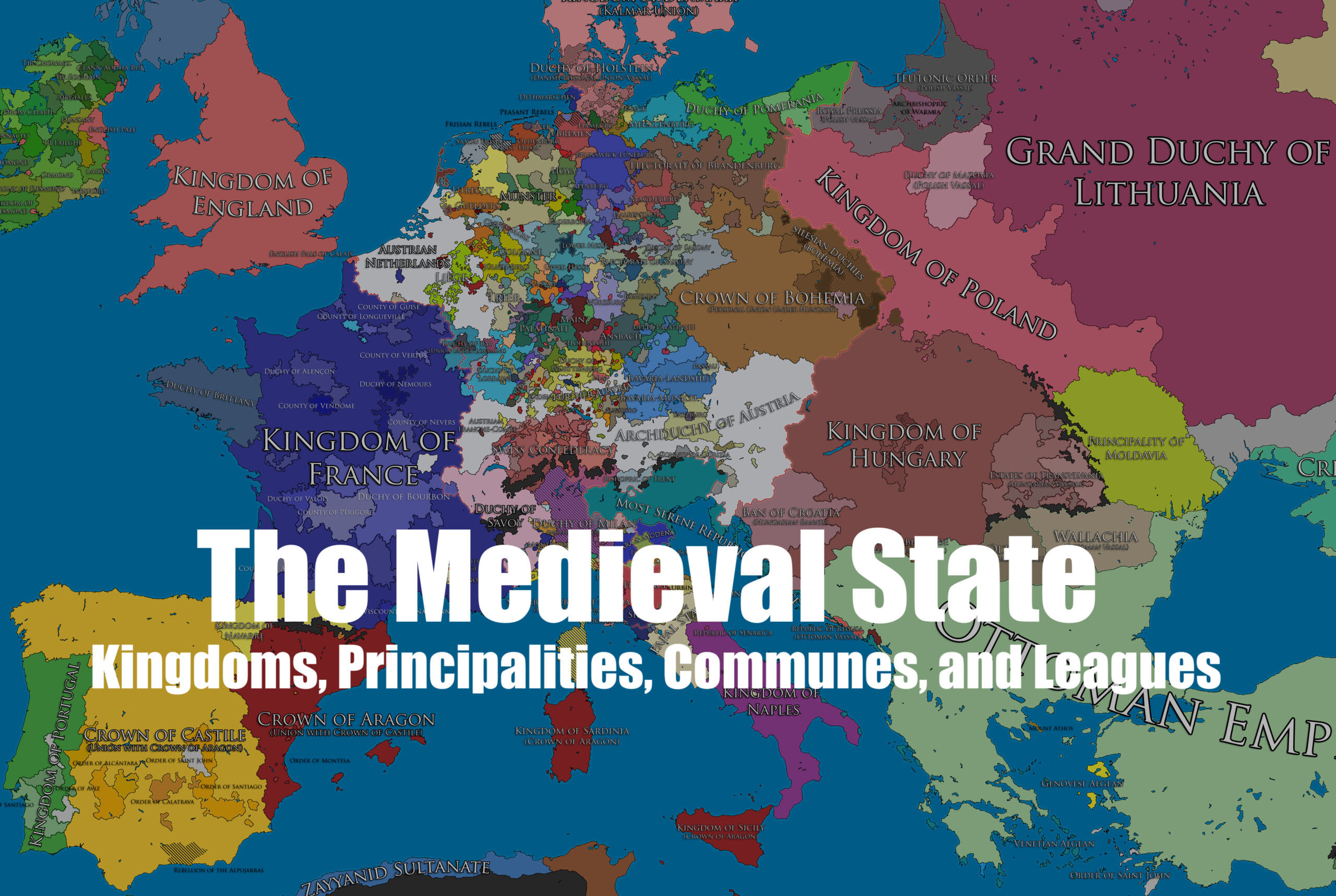 Feudalism In The Middle Ages Map